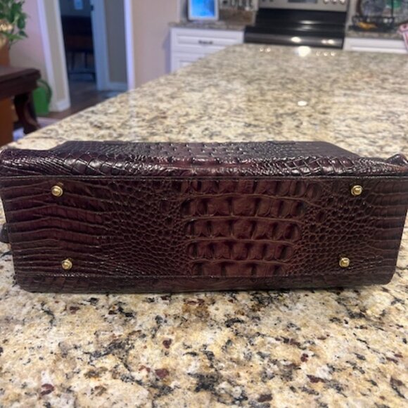 Brahmin | Bags | Vintage Brahmin Kaitlin Top Handle Briefcaseipod Case ...